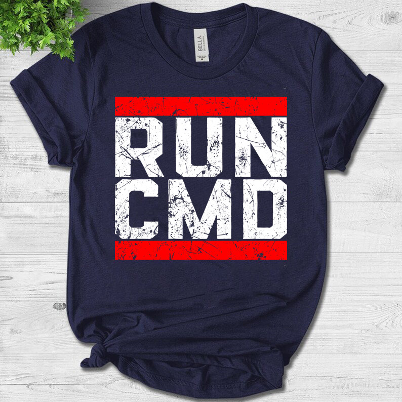 Run-cmd Funny Command Prompt Computer Programmer Unisex - Etsy