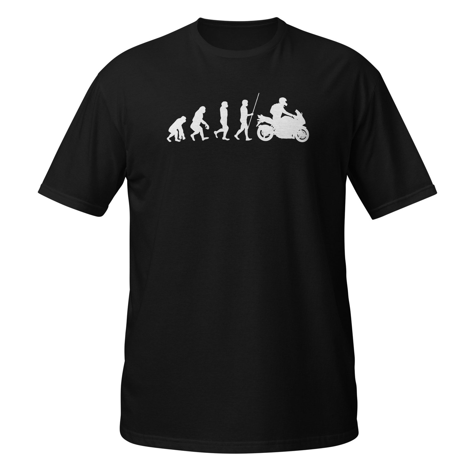 Evolution Motorcycle Sports Bike Unisex T-shirt, Funny Biker Shirt ...