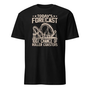 Funny Roller Coaster Design for Men Women Kids Coaster Lover T-shirt ...