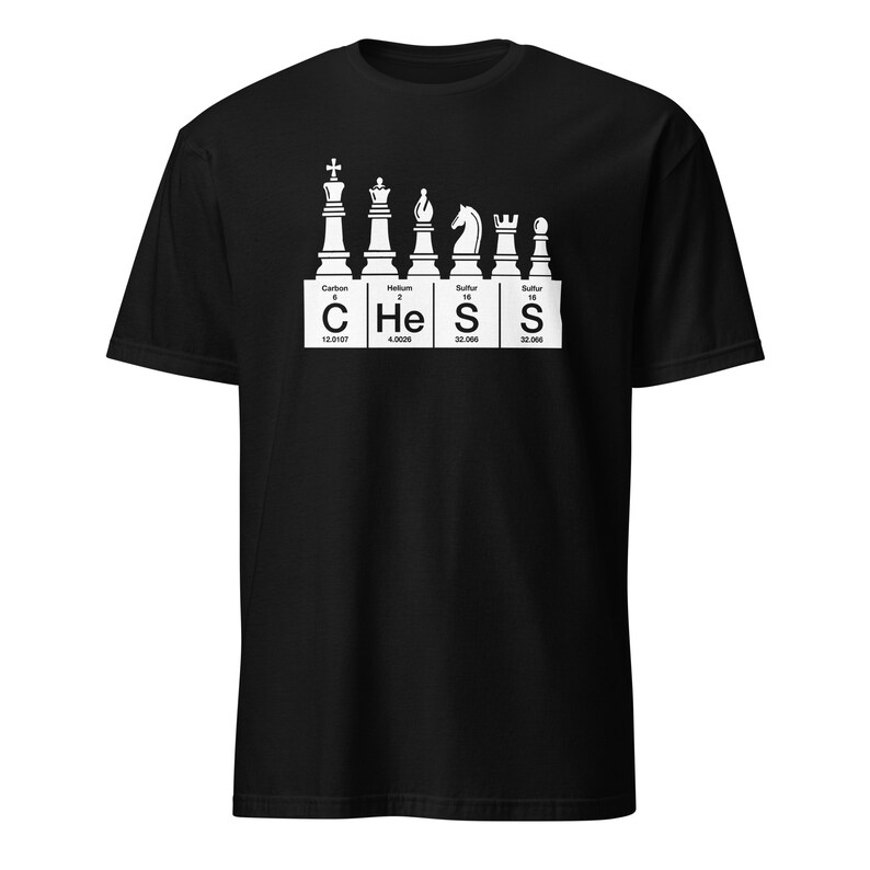 Chess Sets Periodic Table Tshirt, Chess Player Gift Unisex Shirt, Chess ...