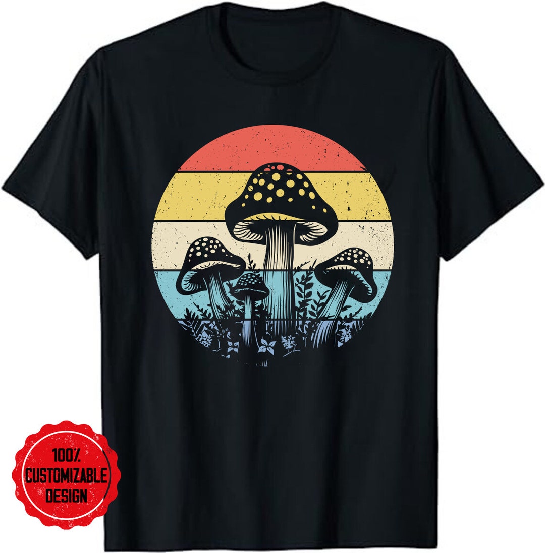 Vintage Mushroom Retro Mushroom Mycology T-shirt, Mycologist Shirt ...