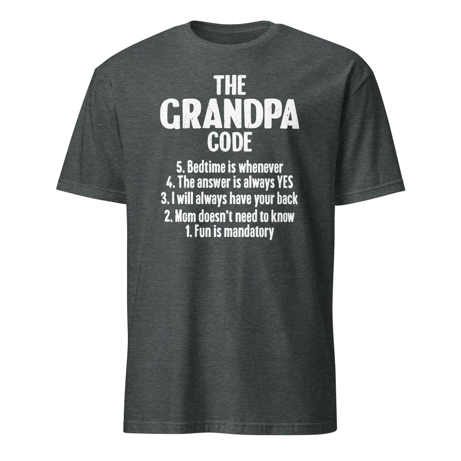 Funny Grandpa T-shirt, the Grandpa Code, Best Grandpa Shirt, Grandpa ...