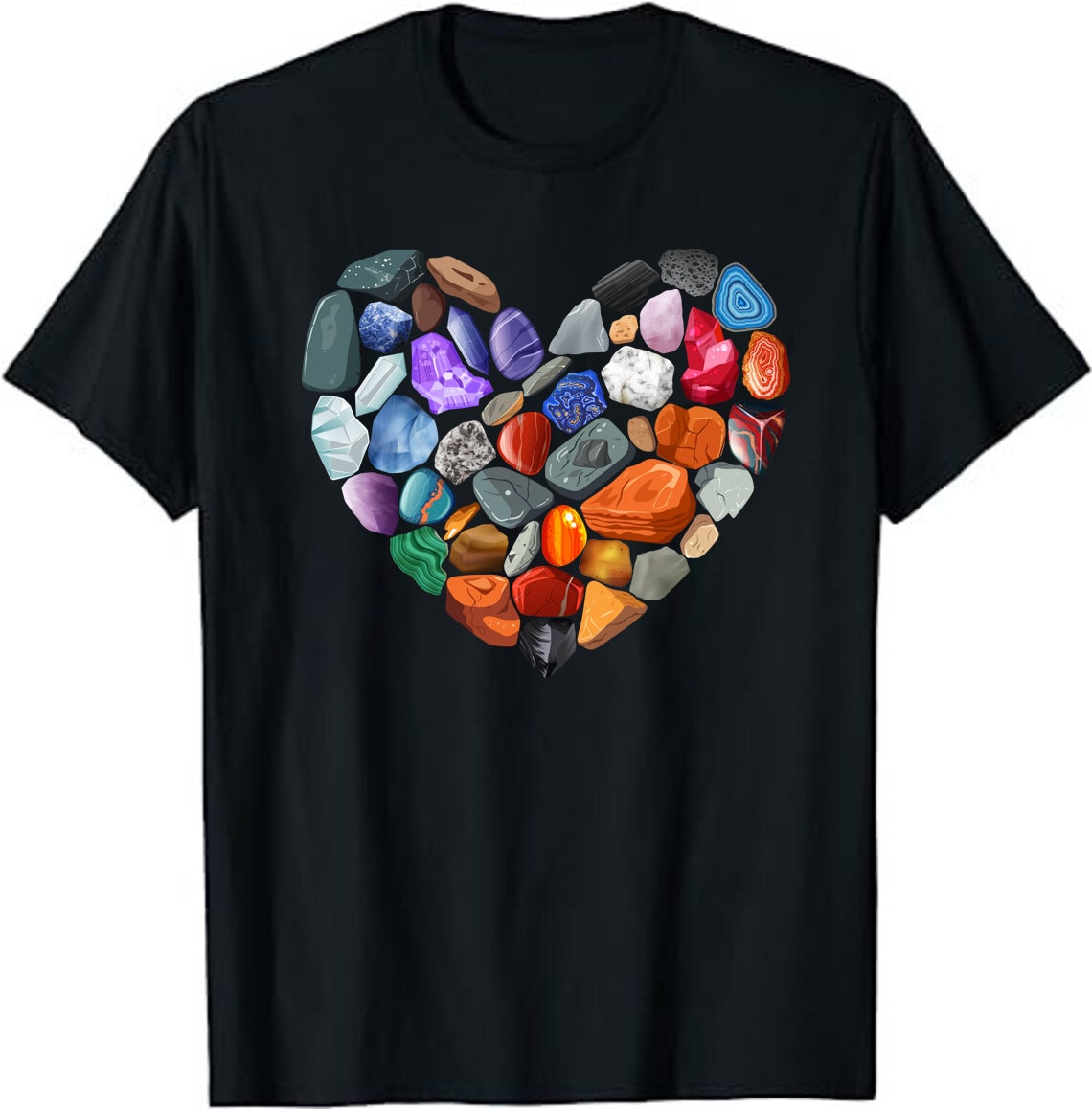 Geology Ores Minerals Gems and Crystals Rock Collecting Unisex T-shirt ...