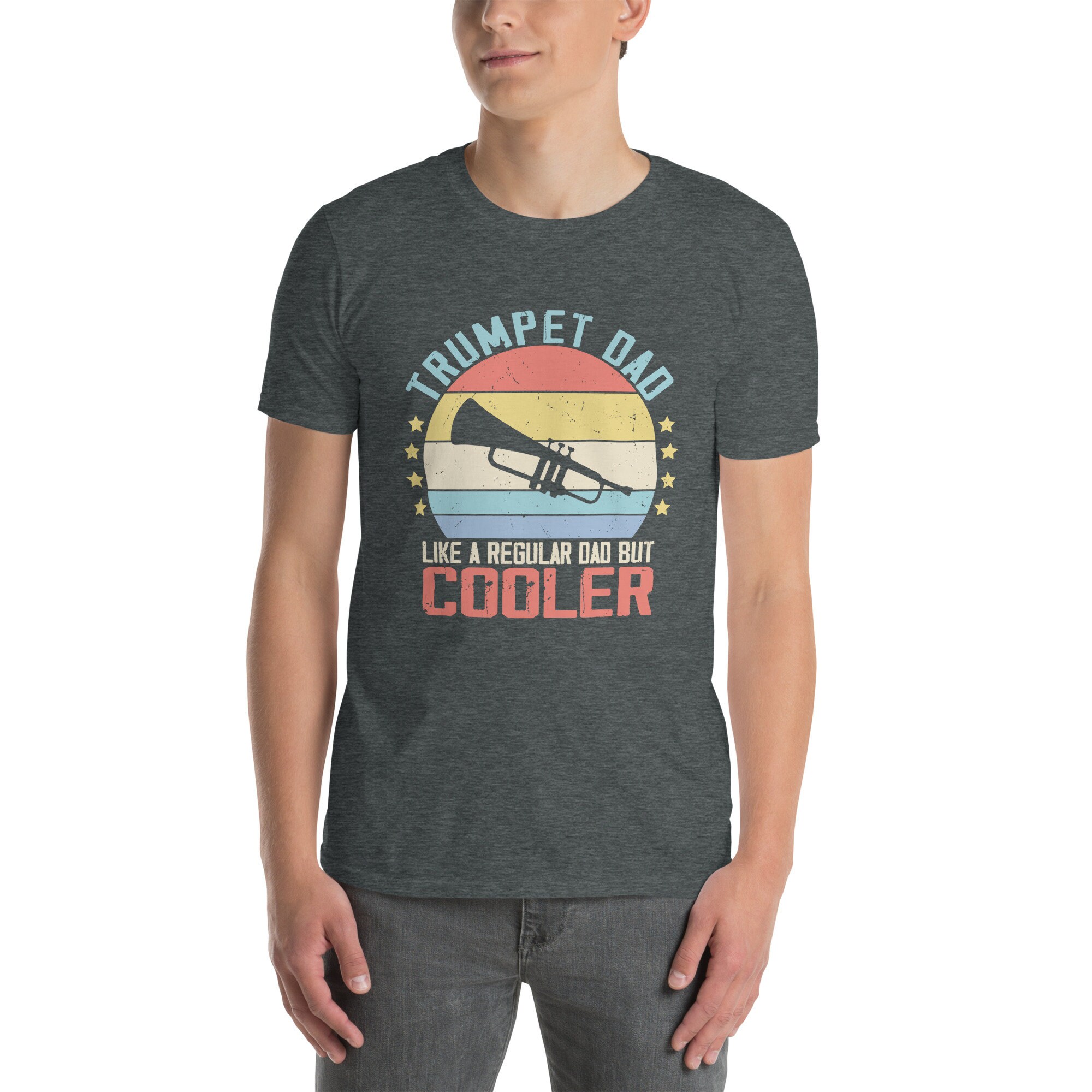 Trumpet Dad Like a Regular Dad Trumpet T-shirt, Trumpet Player T-shirt ...