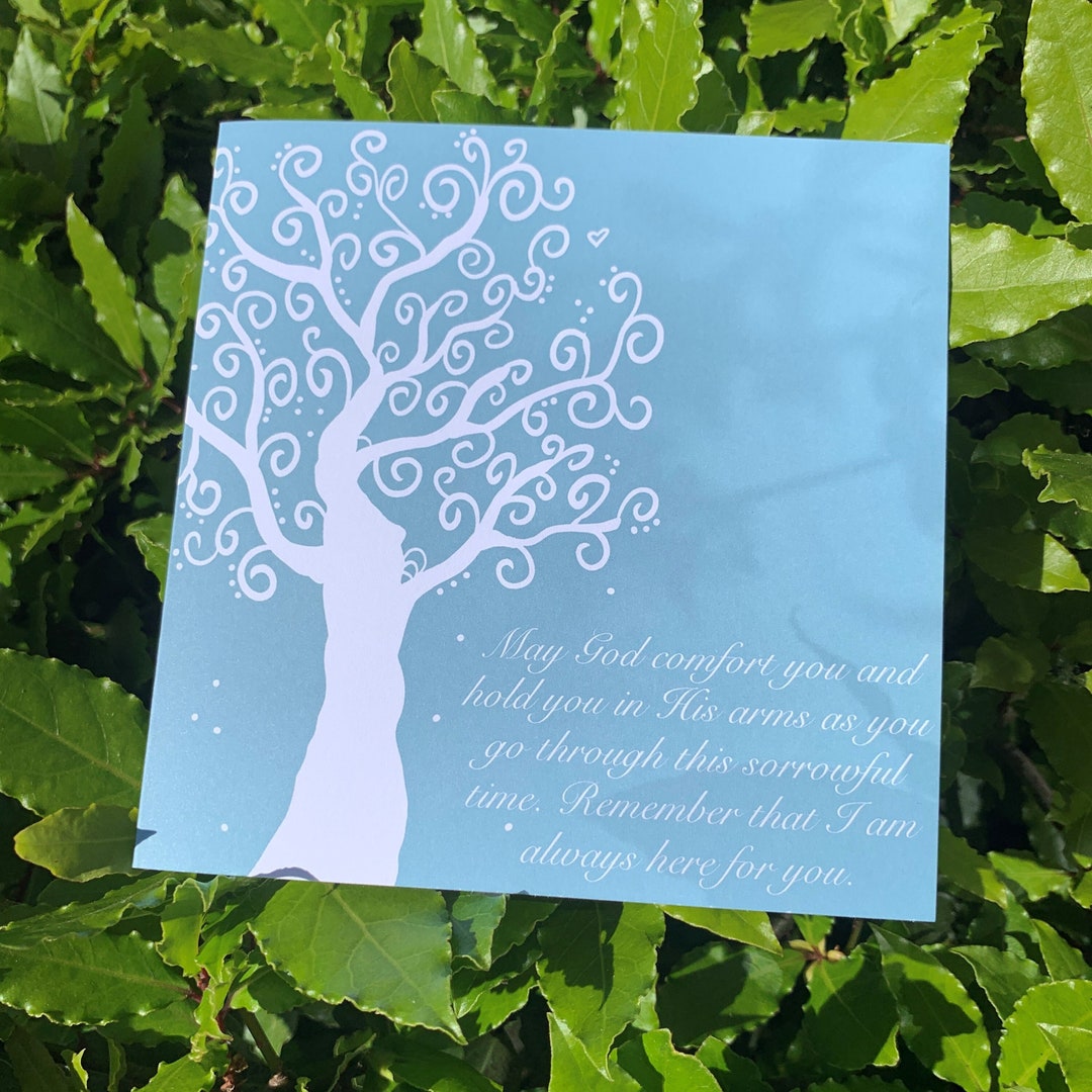 Christian Bereavement Greeting Card - Christian Card - Greeting Card ...