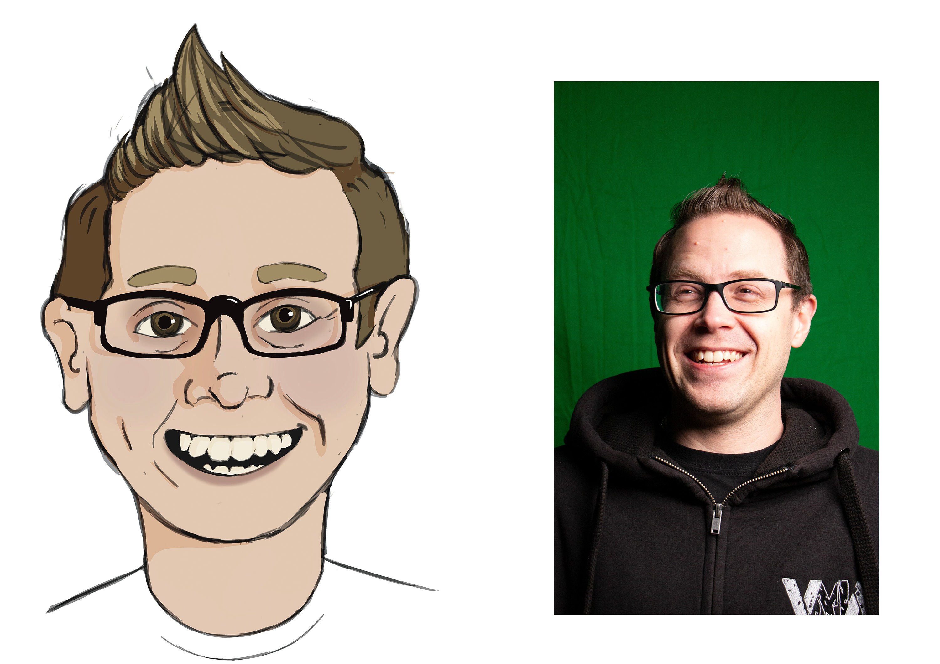 Custom Digital Cartoon Portrait – Personalized Profile Picture (digital ...