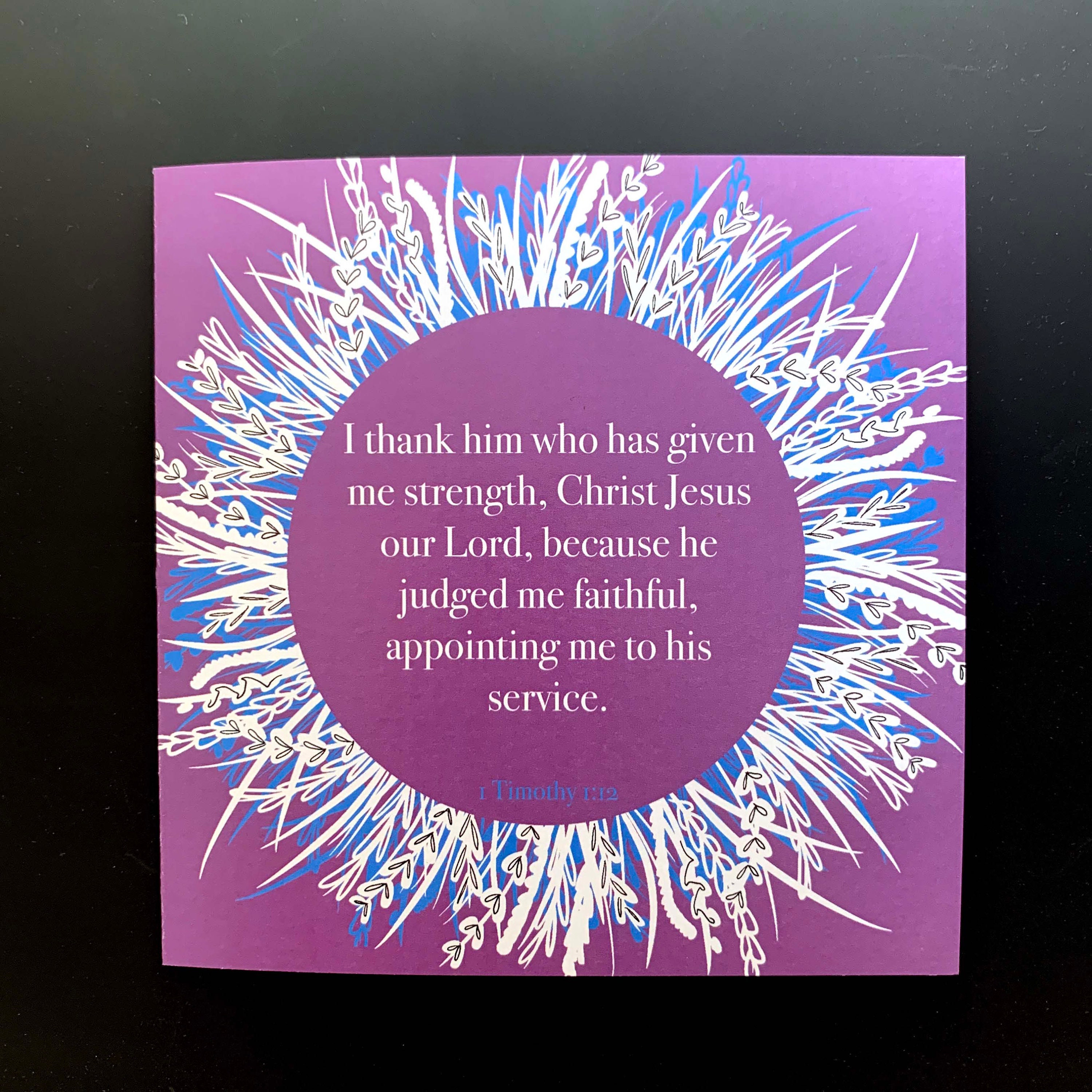 All Strength in Christ Greeting Card - Christian Card - Greeting Card ...