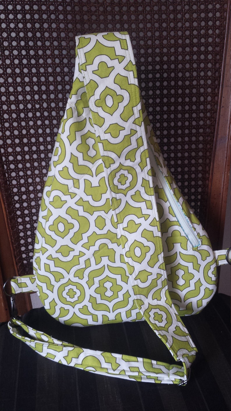 Lime Green Keyhole Sling Bag - Etsy