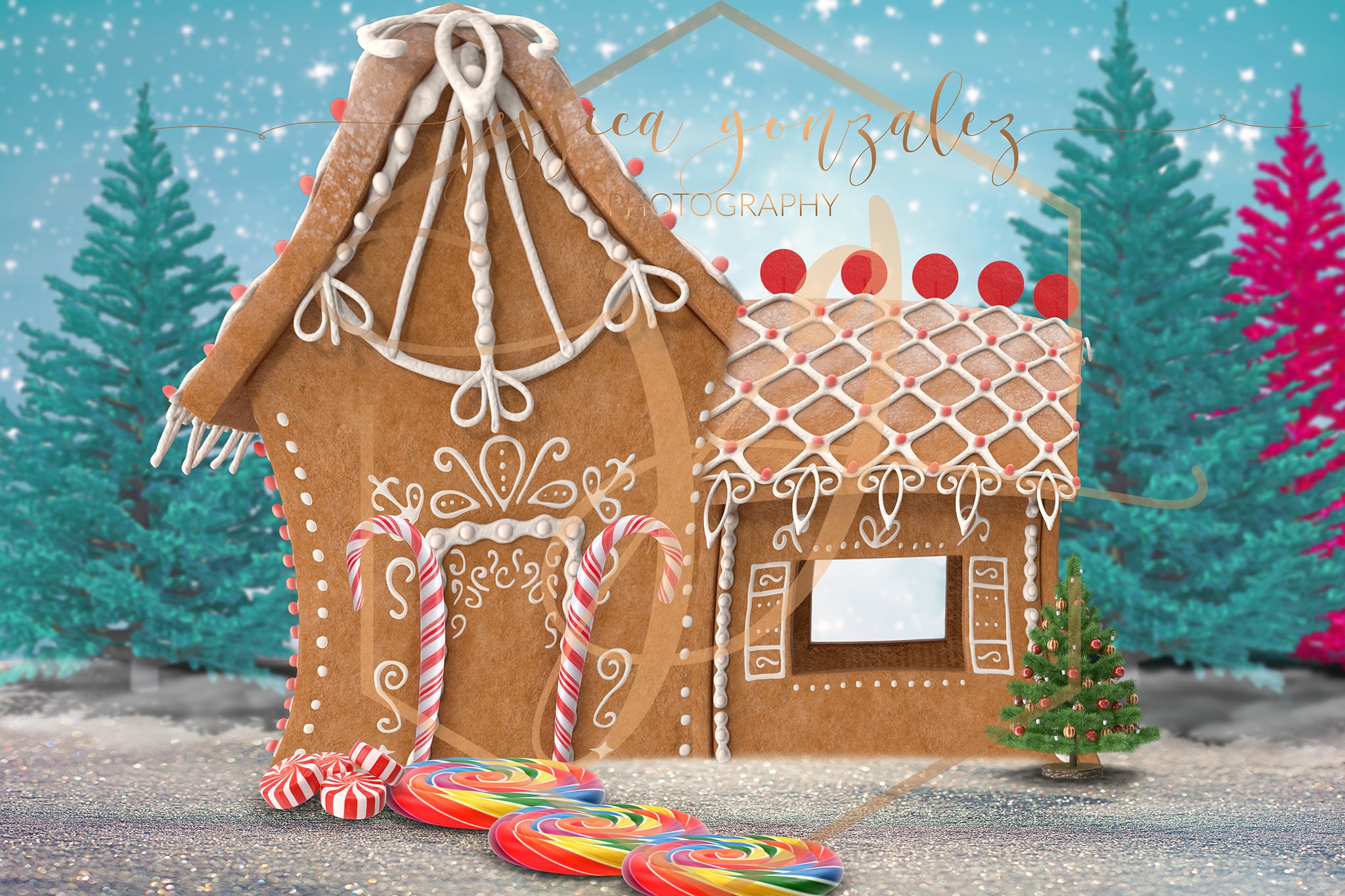 Christmas Gingerbread House - Etsy