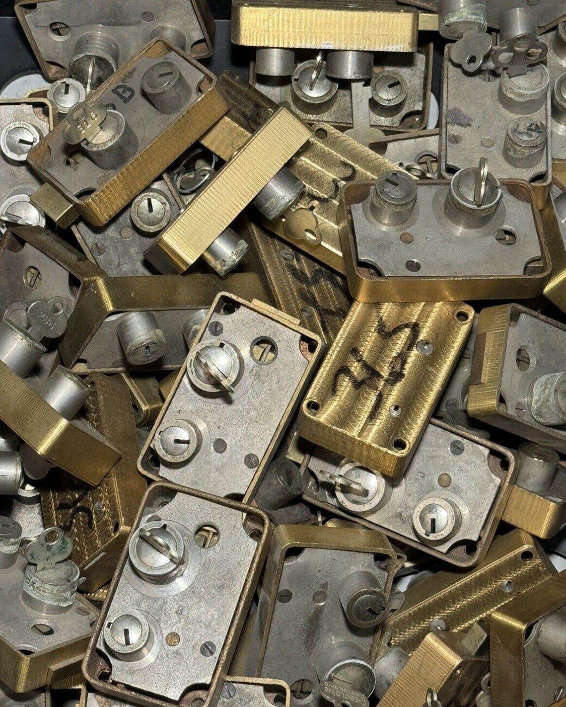 1x Vintage/antique Safe Deposit Box Lock - See Details - Etsy