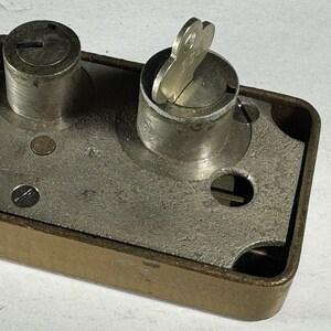 1x Vintage/antique Safe Deposit Box Lock - See Details - Etsy
