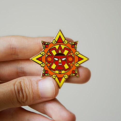 Aztec Sun PIN - Etsy