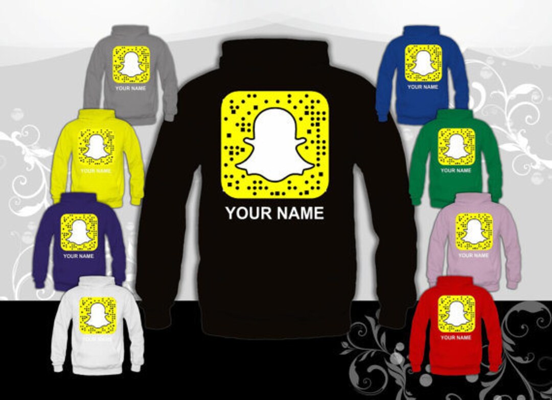 Snapchat Hoodie, Get Your "snapchat QR Code" on a Hoodie, and Your ...