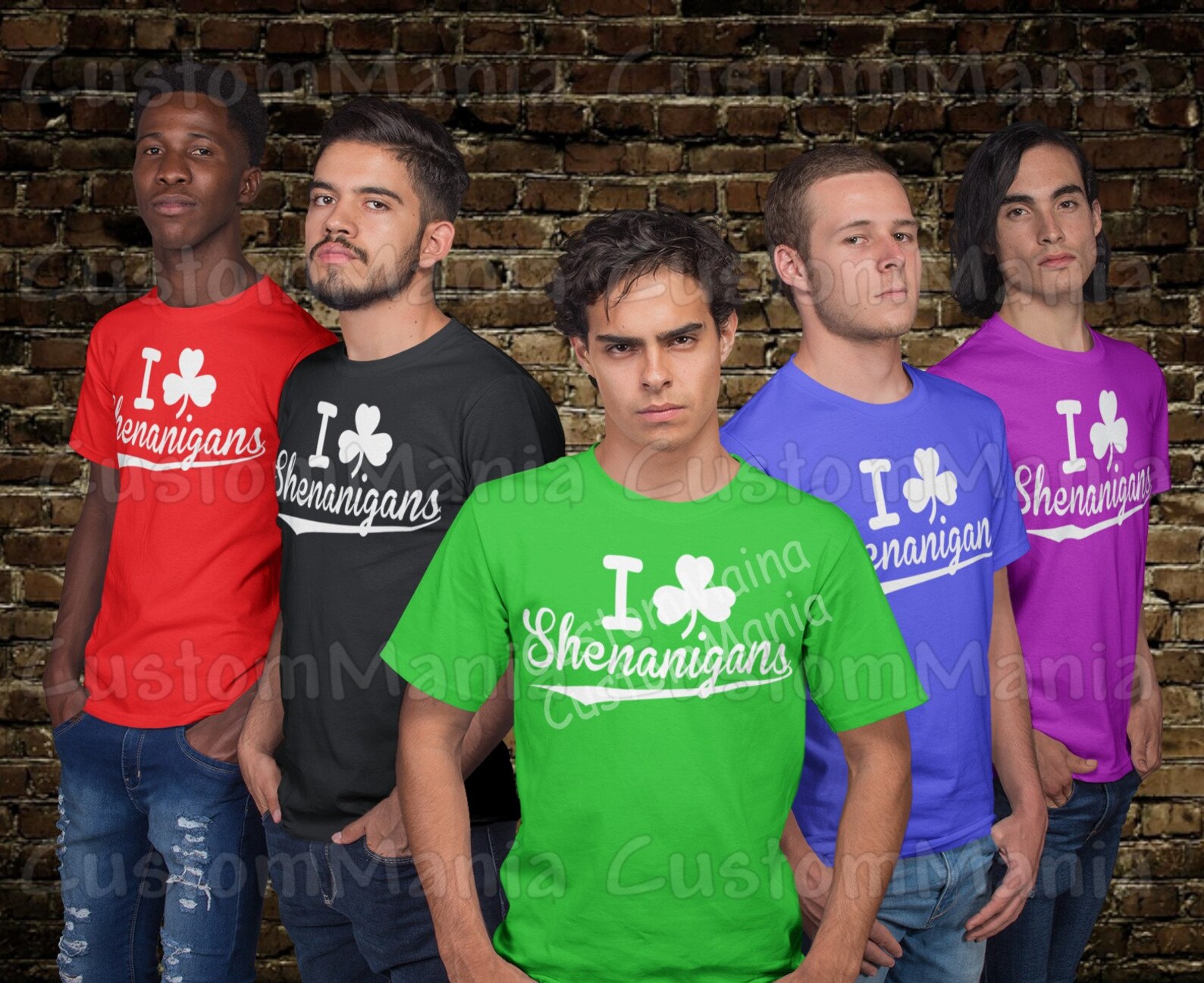 I Love Shenanigans T-shirt Funny Irish Shamrock Shirt St - Etsy