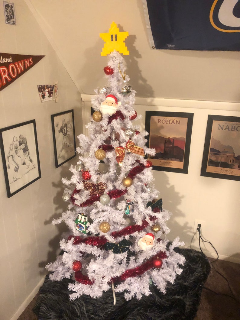 Super Mario Inspired Tree Topper - Etsy
