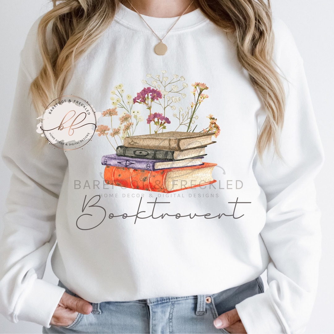 Booktrovert, Sublimation Graphic, Bookie, Bookstacks, Book Lovers ...