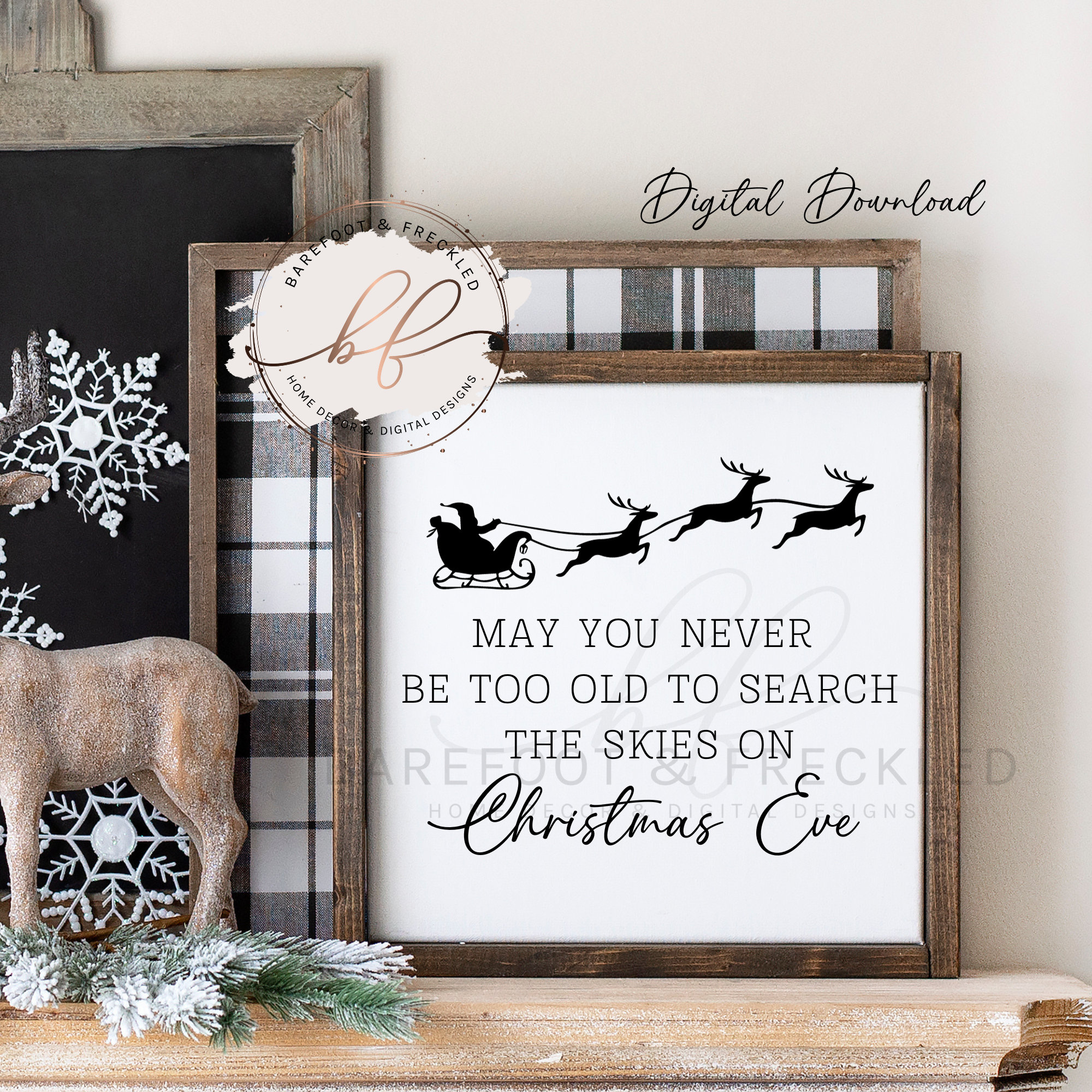 SVG/PNG- May You Never Be Too Old to Search the Skies on Christmas Eve ...