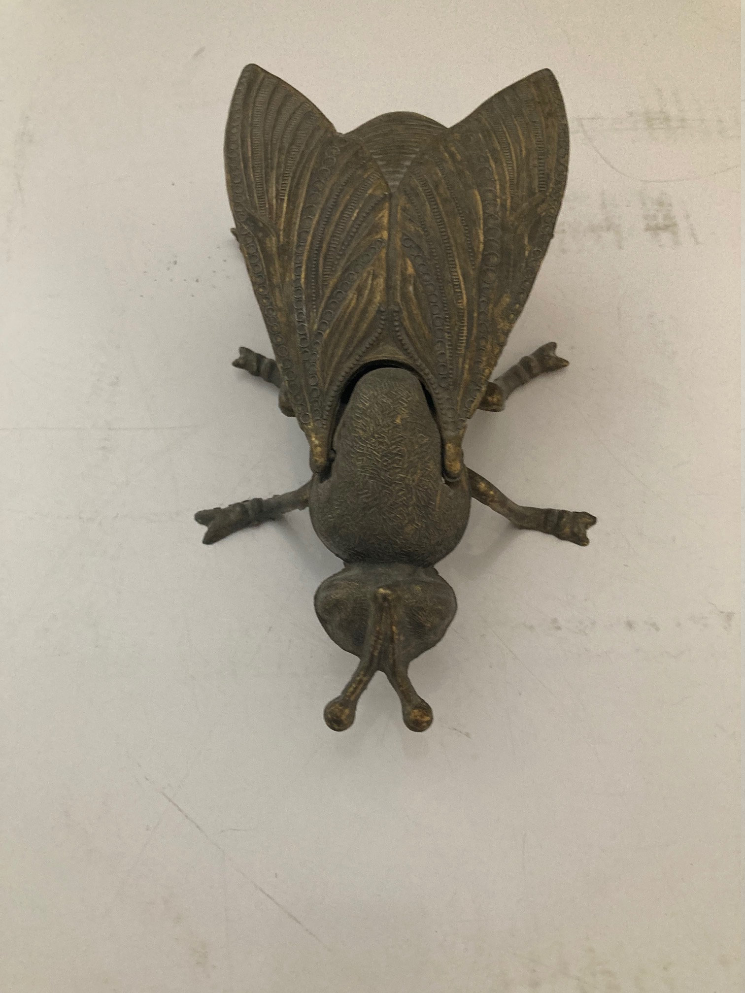 Vintage Brass Fly Ashtray/trinket Box - Etsy