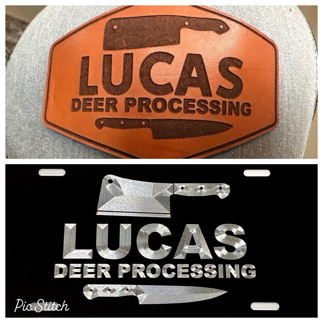 Engraved Custom Personalized Your Company Business Logo License Plate ...