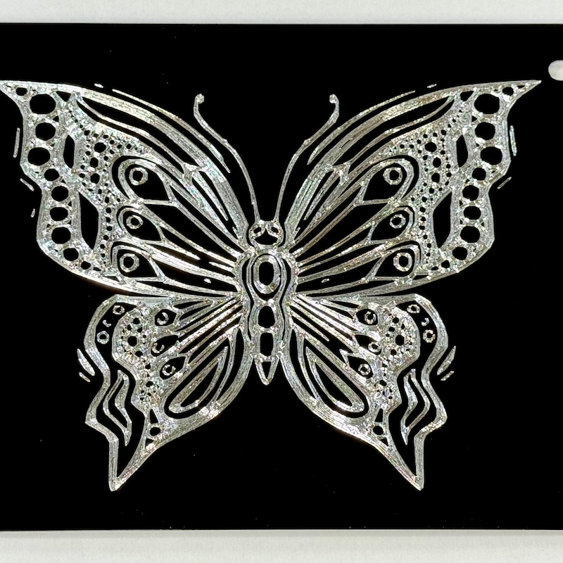 Etched Butterfly - Etsy