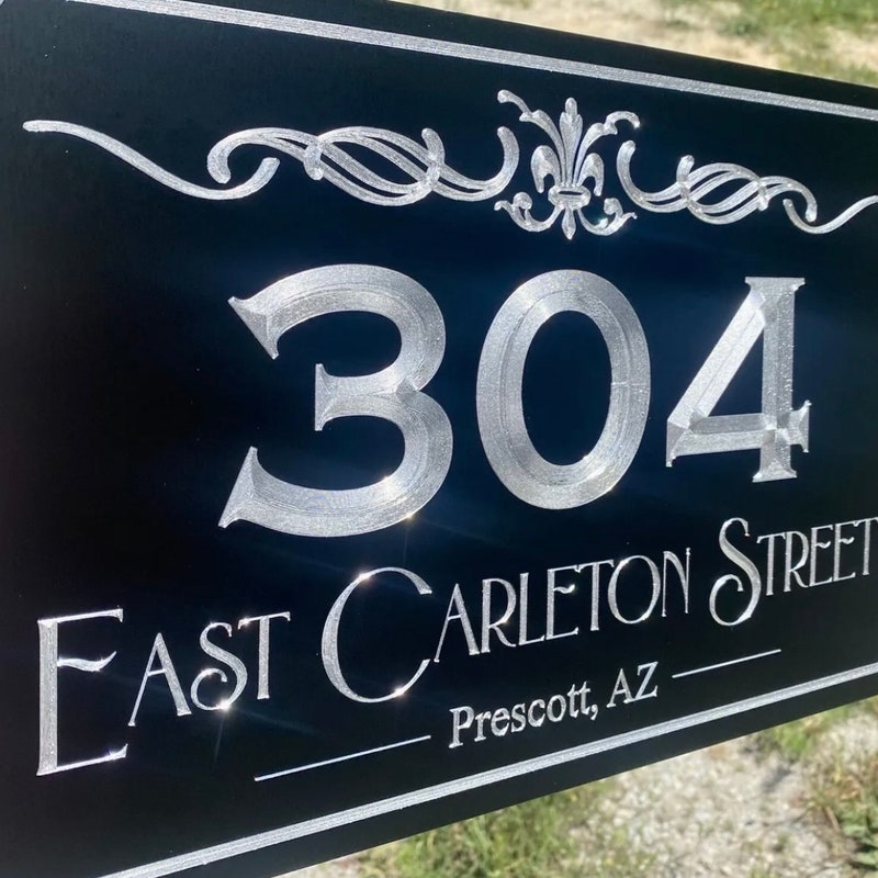 Unique Address Sign - Etsy