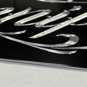 Personalized License Plate Car Tag Custom Diamond Etched Engraved on ...