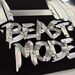 Engraved Beast Mode Weightlifting Gift License Plate Car Tag Diamond ...