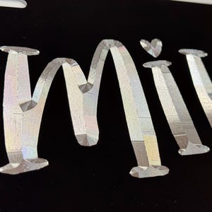 Engraved Mimi License Plate Front Vanity Car Tag Diamond Etched on ...