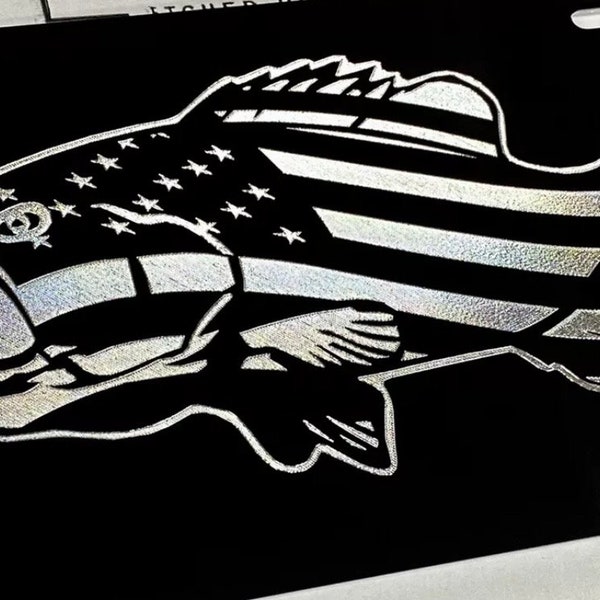 Fish on License Plate - Etsy