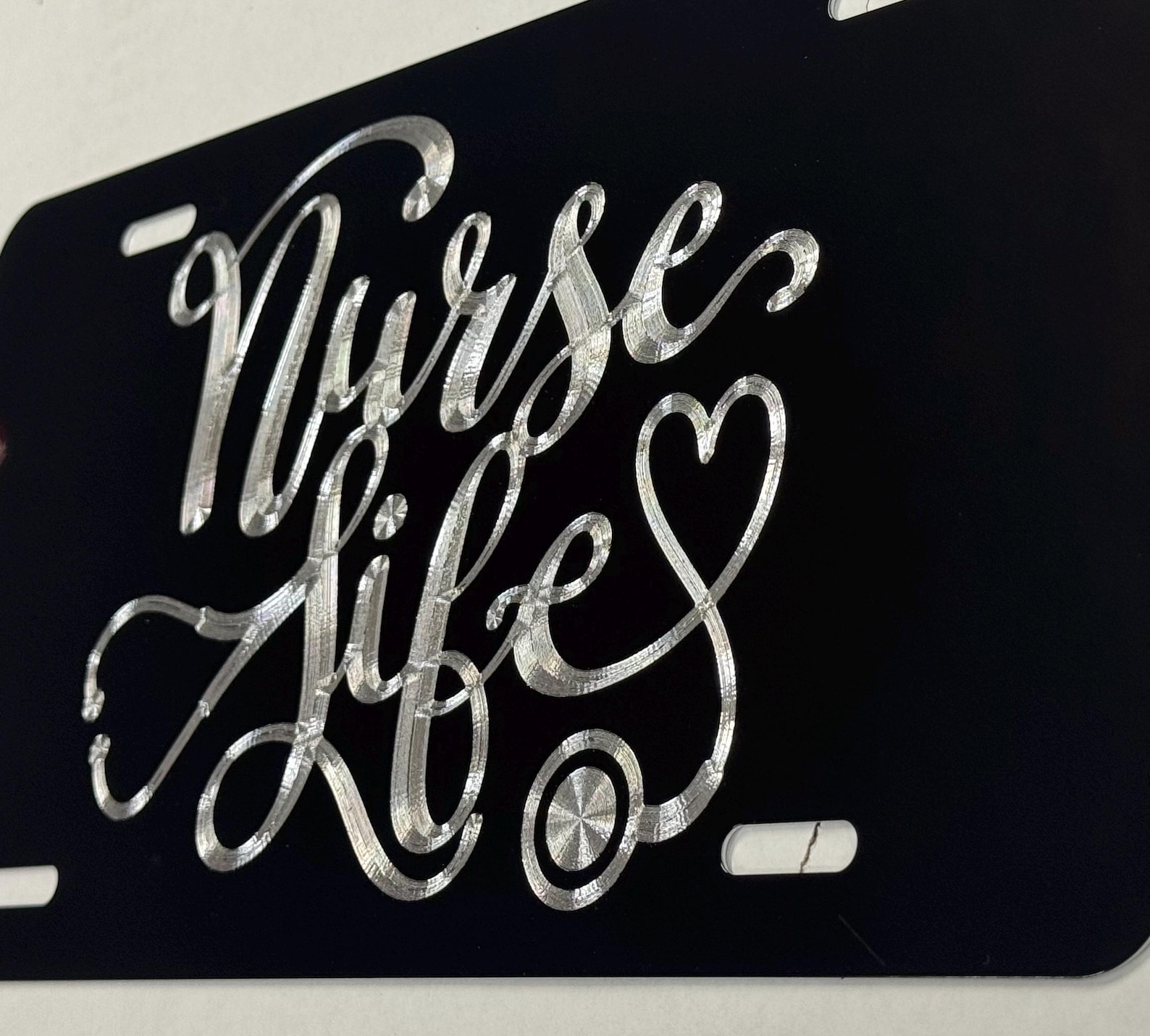 Engraved LPN RN Registered Nurse Life Gift License Plate Car Tag ...