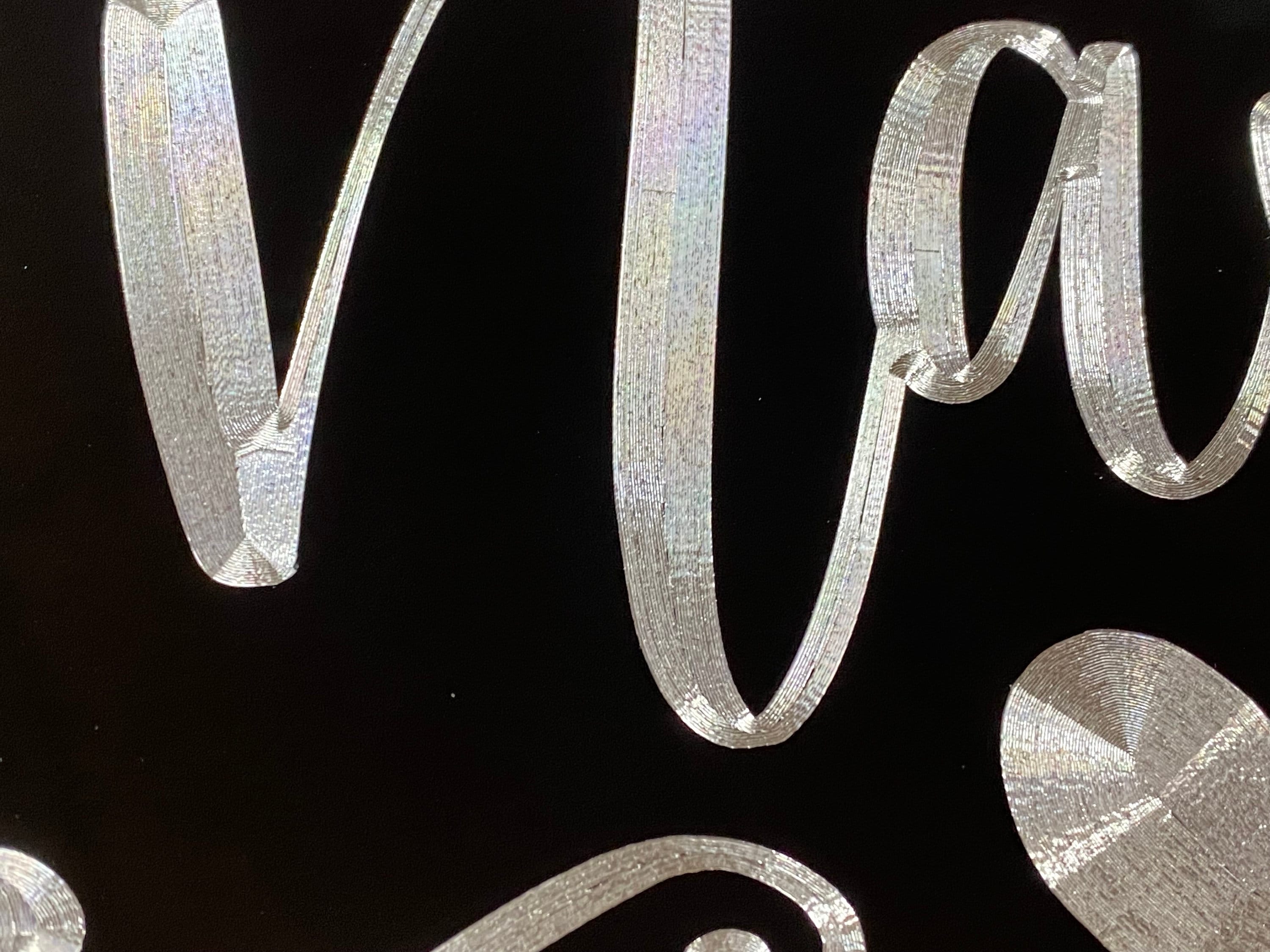 Engraved NANA License Plate Car Tag Diamond Etched on Black Aluminum ...