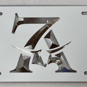 CATTLE RANCH BRAND Custom License Plate Diamond Etched Engraved ...