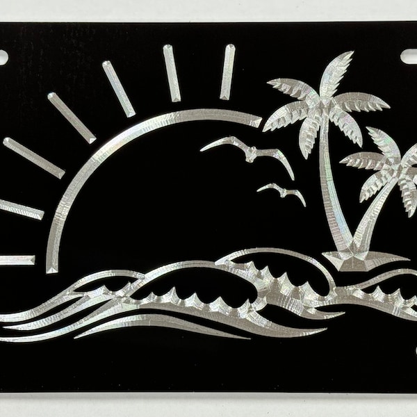 Palm Tree Monogram - Etsy