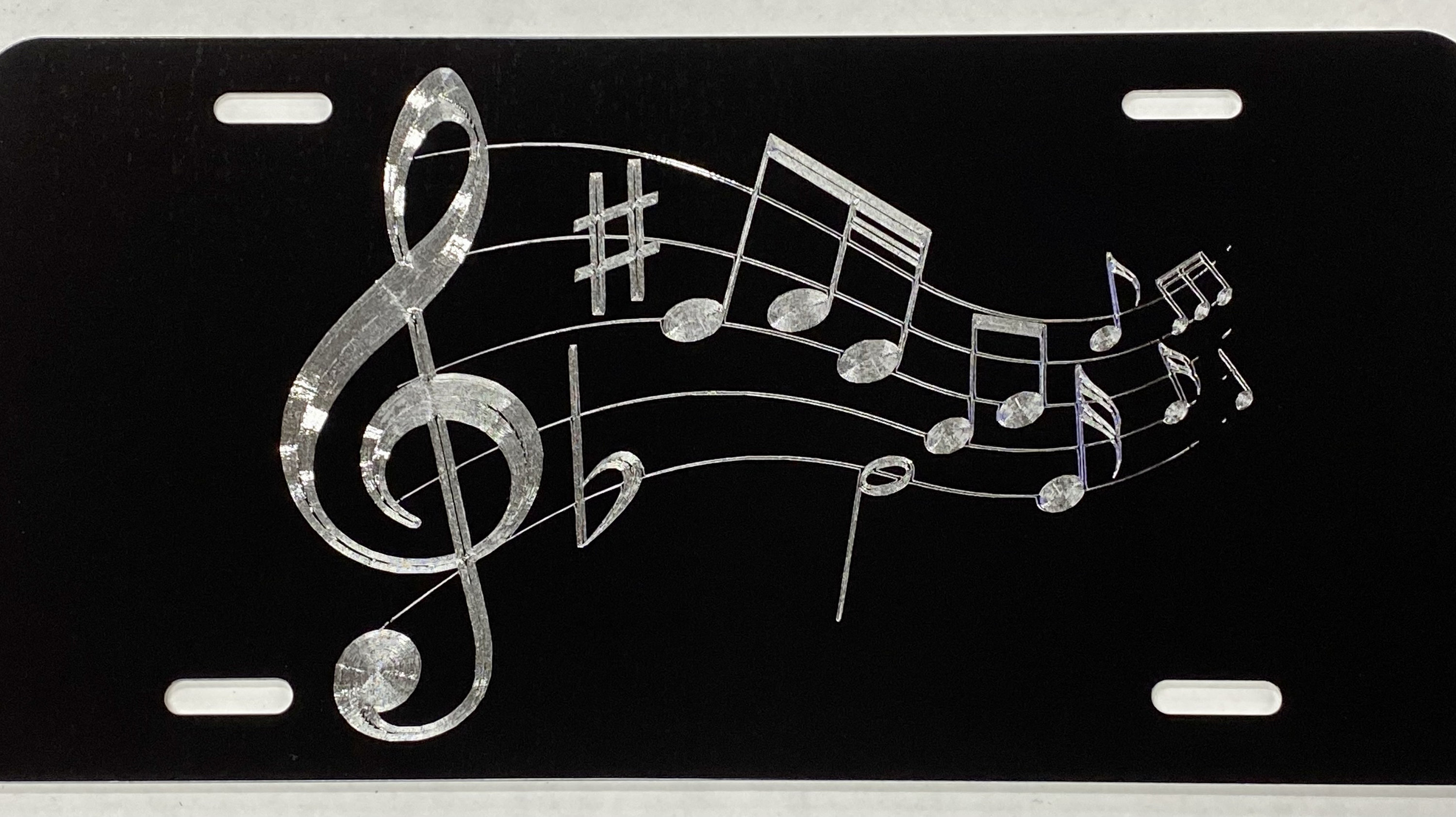 Engraved Music Notes Piano Music Teacher Gift License Plate - Etsy