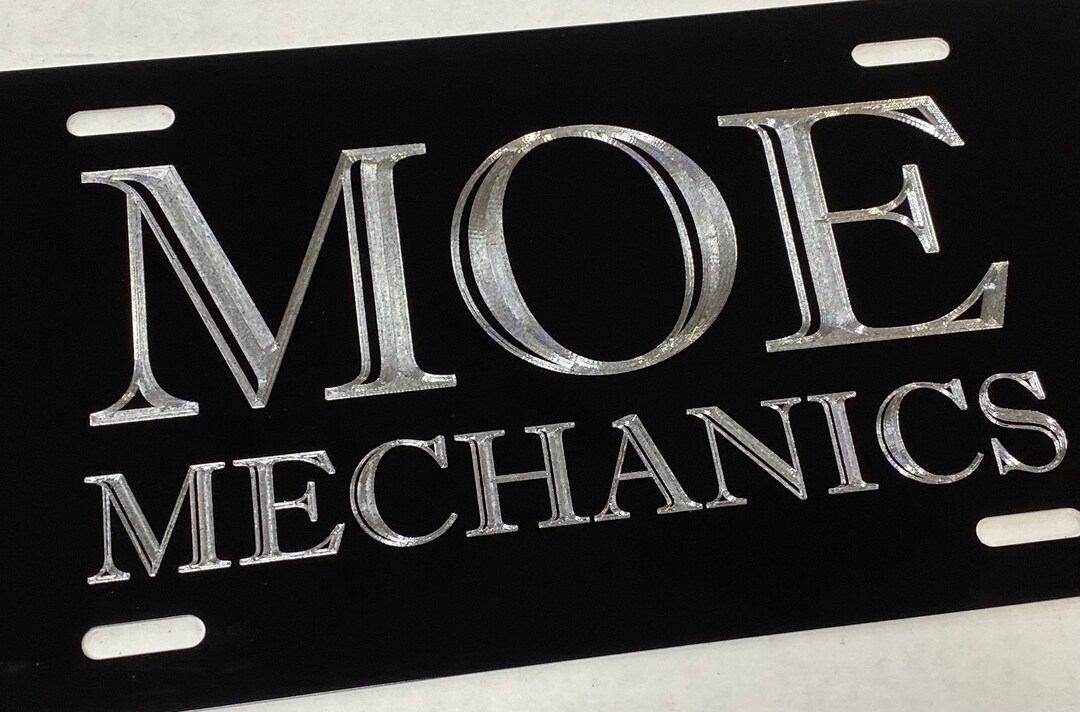 Engraved Custom Personalized Your Company Business Name License Plate ...
