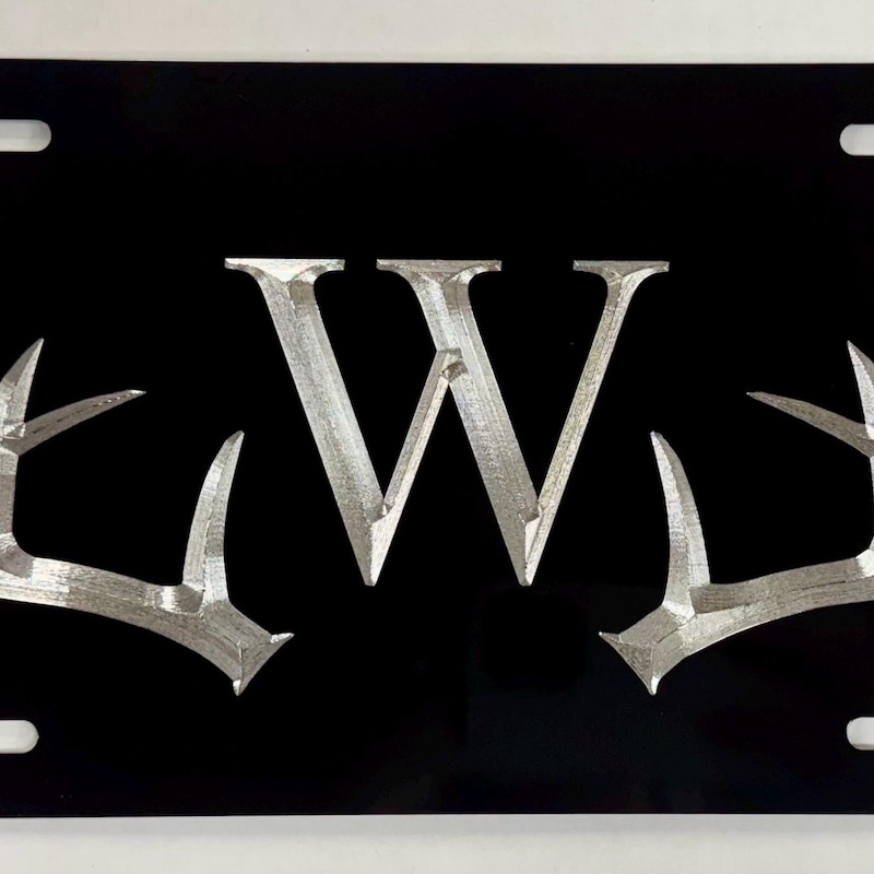Deer License Plate Custom - Etsy