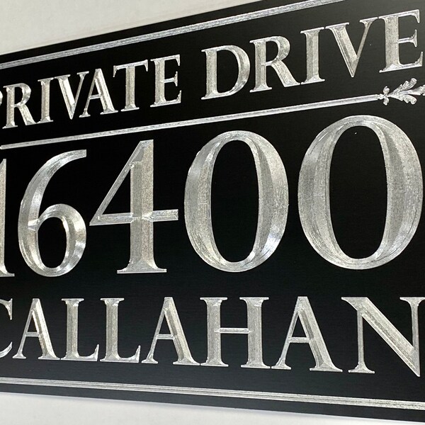 Etched Aluminum Sign - Etsy