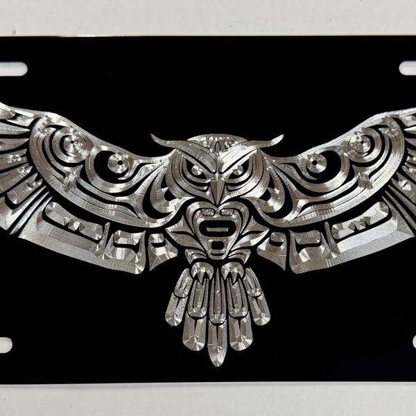 Owl Plate Decorative - Etsy