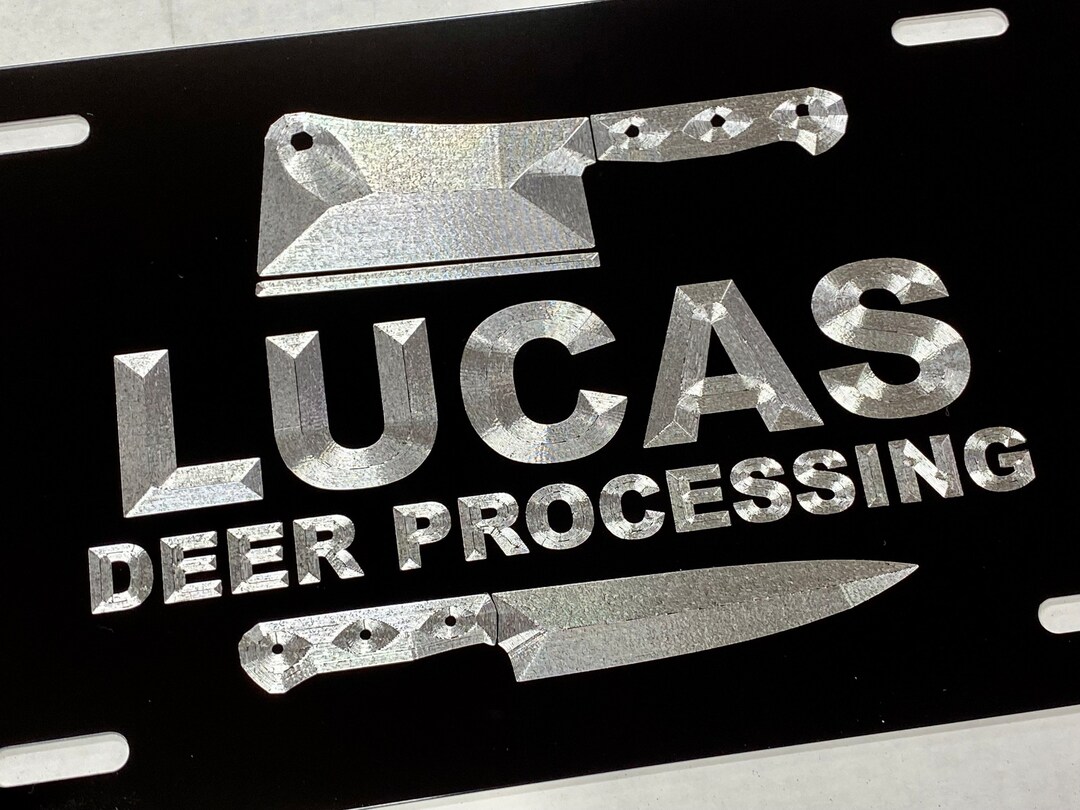 Engraved Custom Personalized Your Company Business Logo License Plate ...