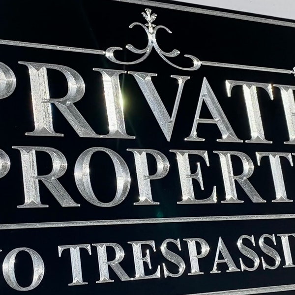 Engraved Metal Sign - Etsy