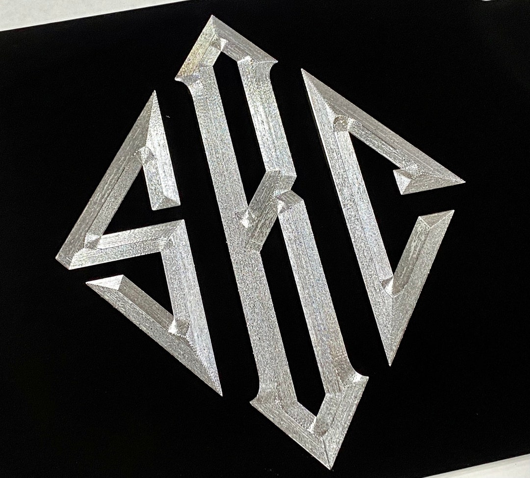 Engraved Custom Personalized Diamond Monogram License Plate Vanity ...