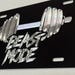 Engraved Beast Mode Weightlifting Gift License Plate Car Tag Diamond ...