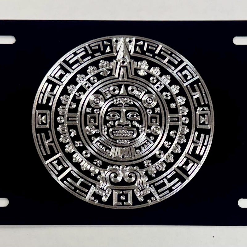 Gold Aztec Calendar - Etsy