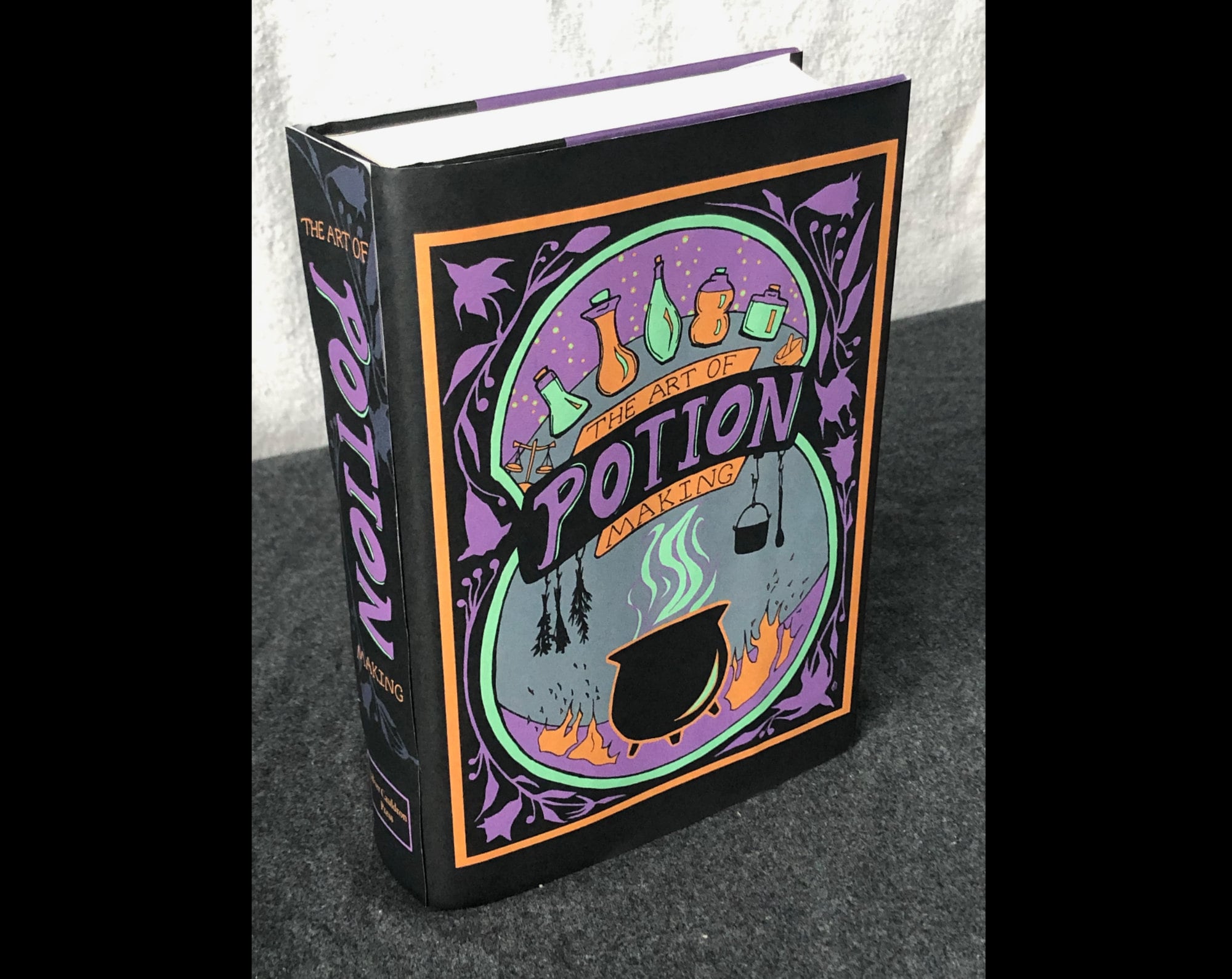 Potions Spellbook Cover, Printable Halloween Decoration, Spell Book ...