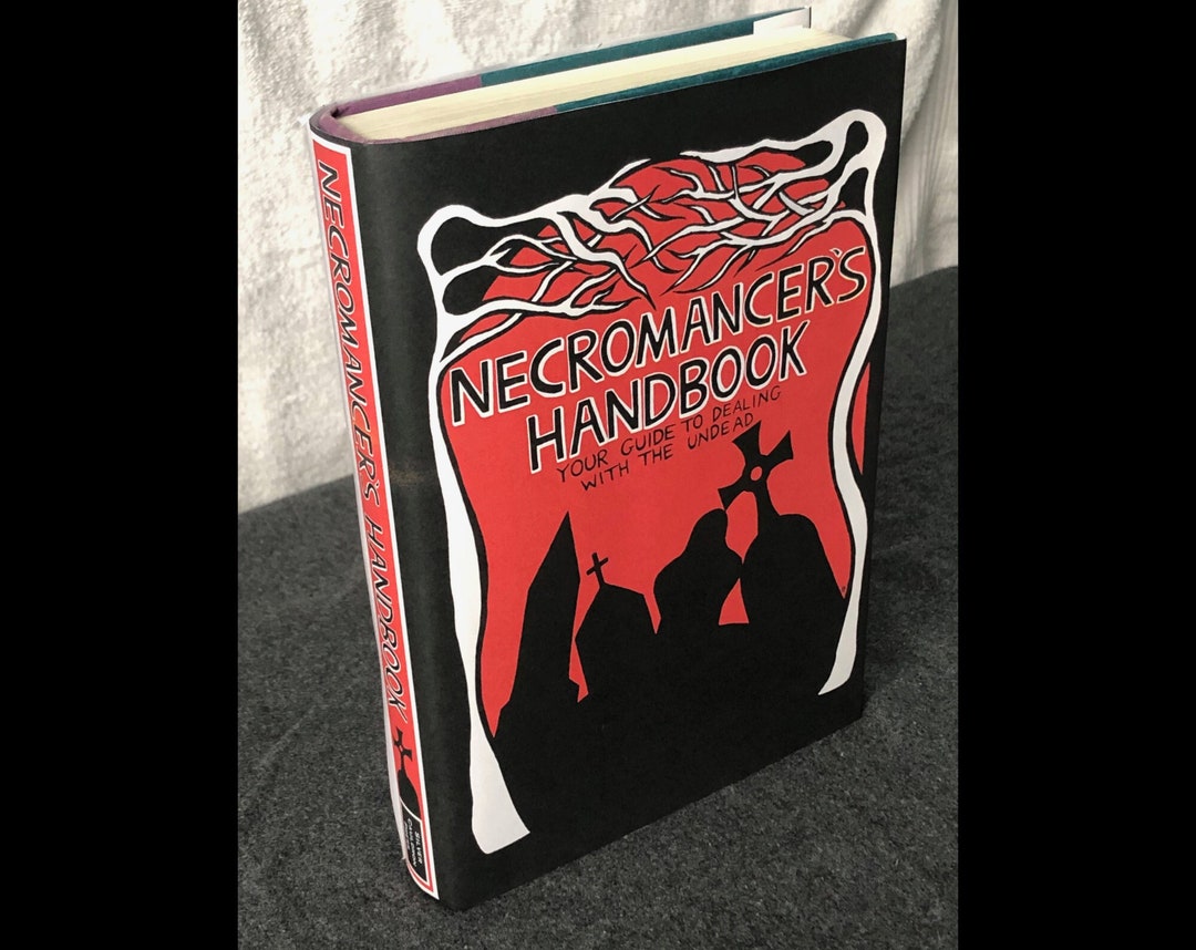 Halloween Printable Book Cover, Necromancer's Handbook, Spellbook - Etsy