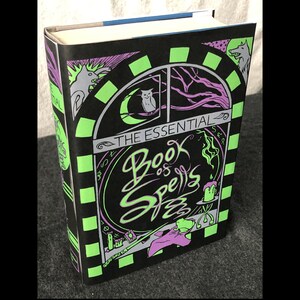 Printable Spellbook Cover, the Essential Book of Spells, Halloween ...