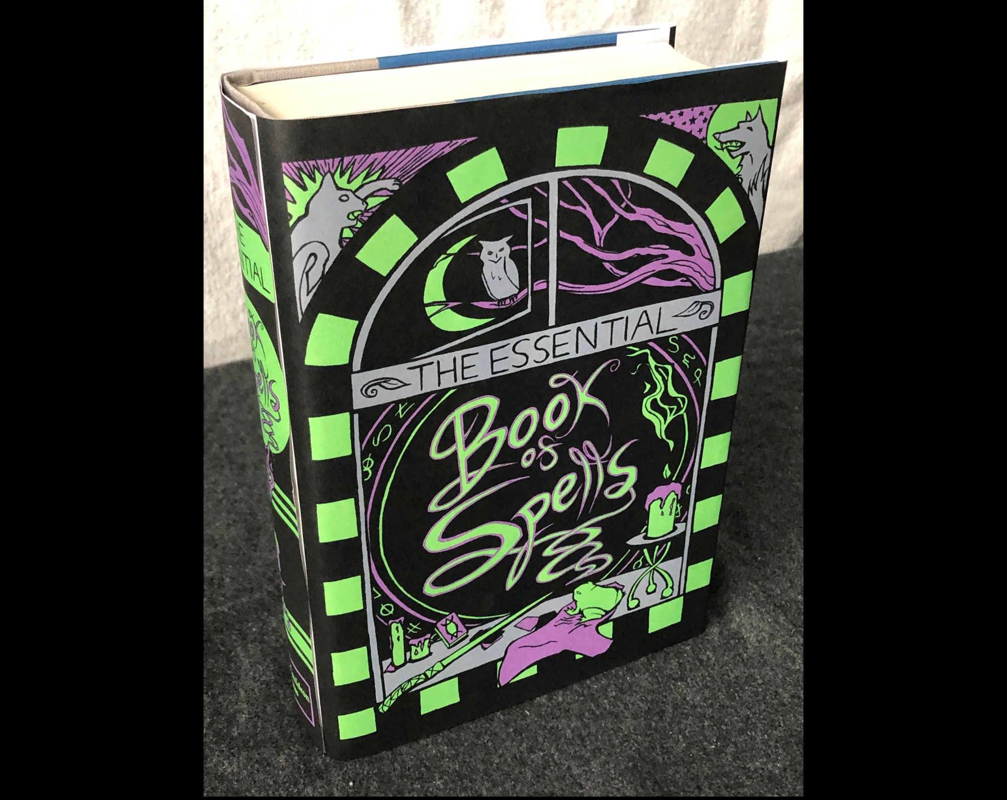 Printable Spellbook Cover the Essential Book of Spells - Etsy