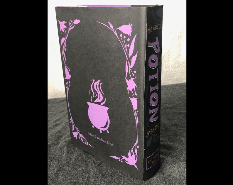 Potions Spellbook Cover, Printable Halloween Decoration, Spell Book ...