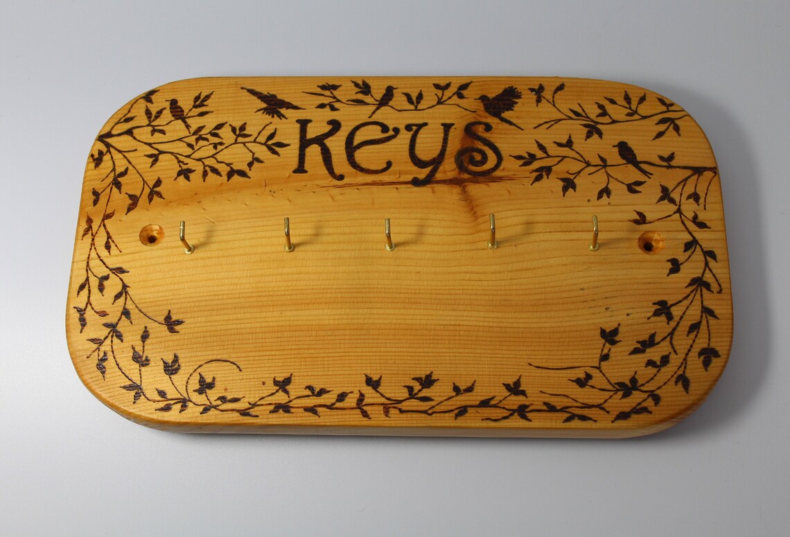 Handmade Wooden Key Hook - Etsy