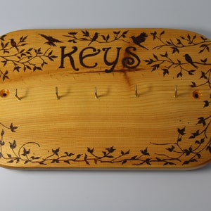 Handmade Wooden Key Hook - Etsy